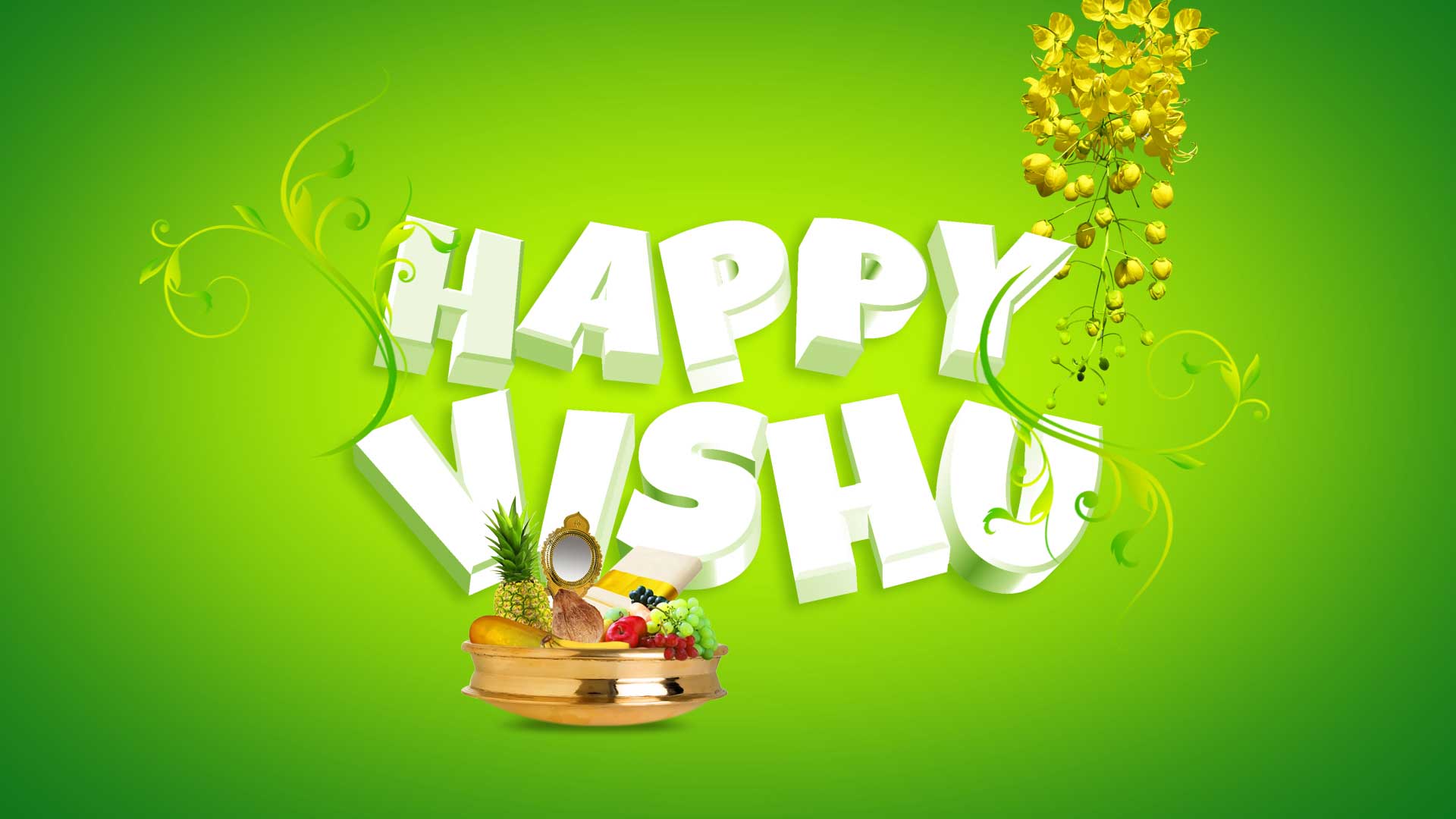 Happy vishu Wallpapers - Top Free Happy vishu Backgrounds - WallpaperAccess