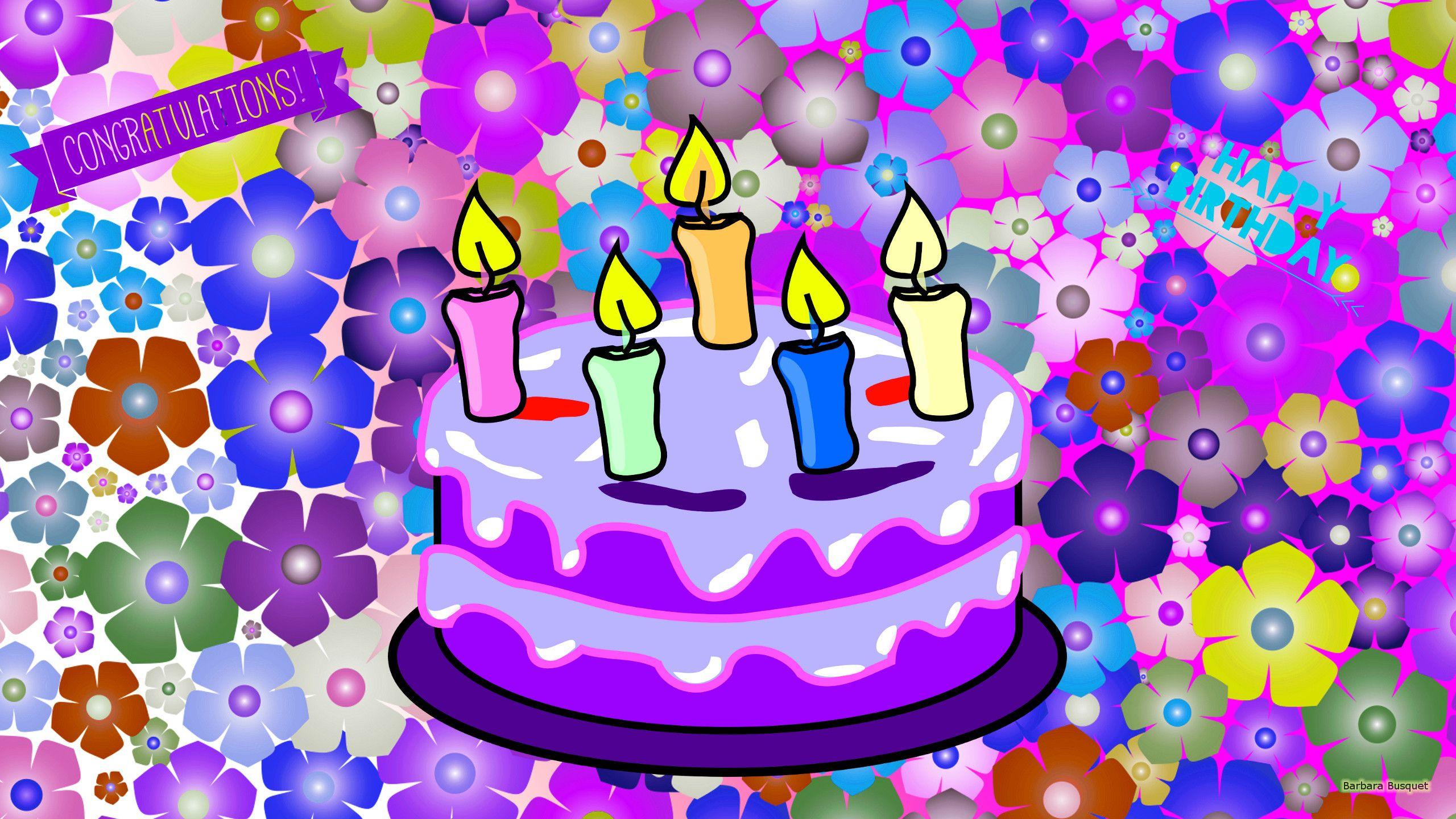 Purple Birthday Wallpapers - Top Free Purple Birthday Backgrounds - WallpaperAccess