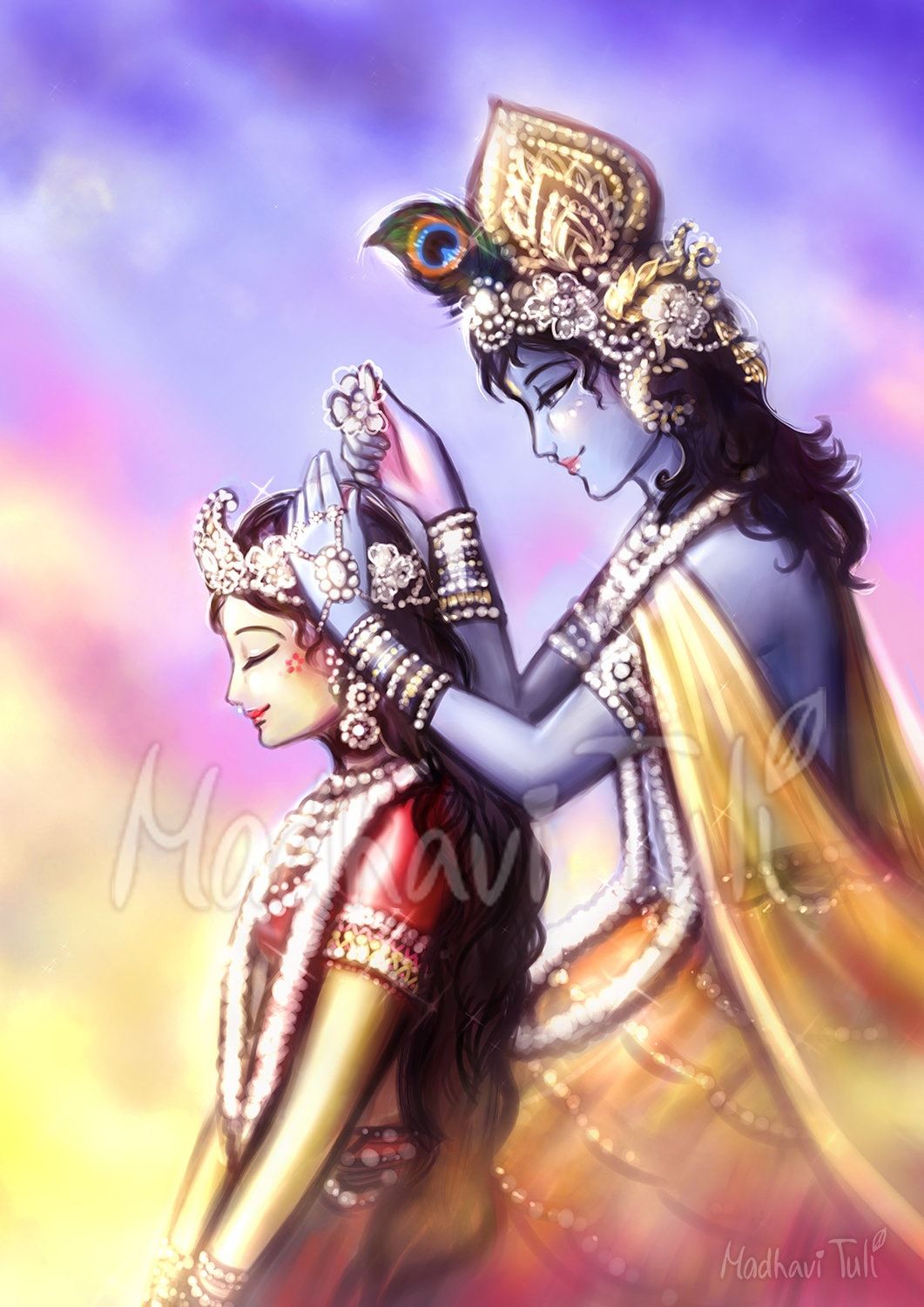Radha Krishna Aesthetic Wallpapers - Top Free Radha Krishna Aesthetic ...