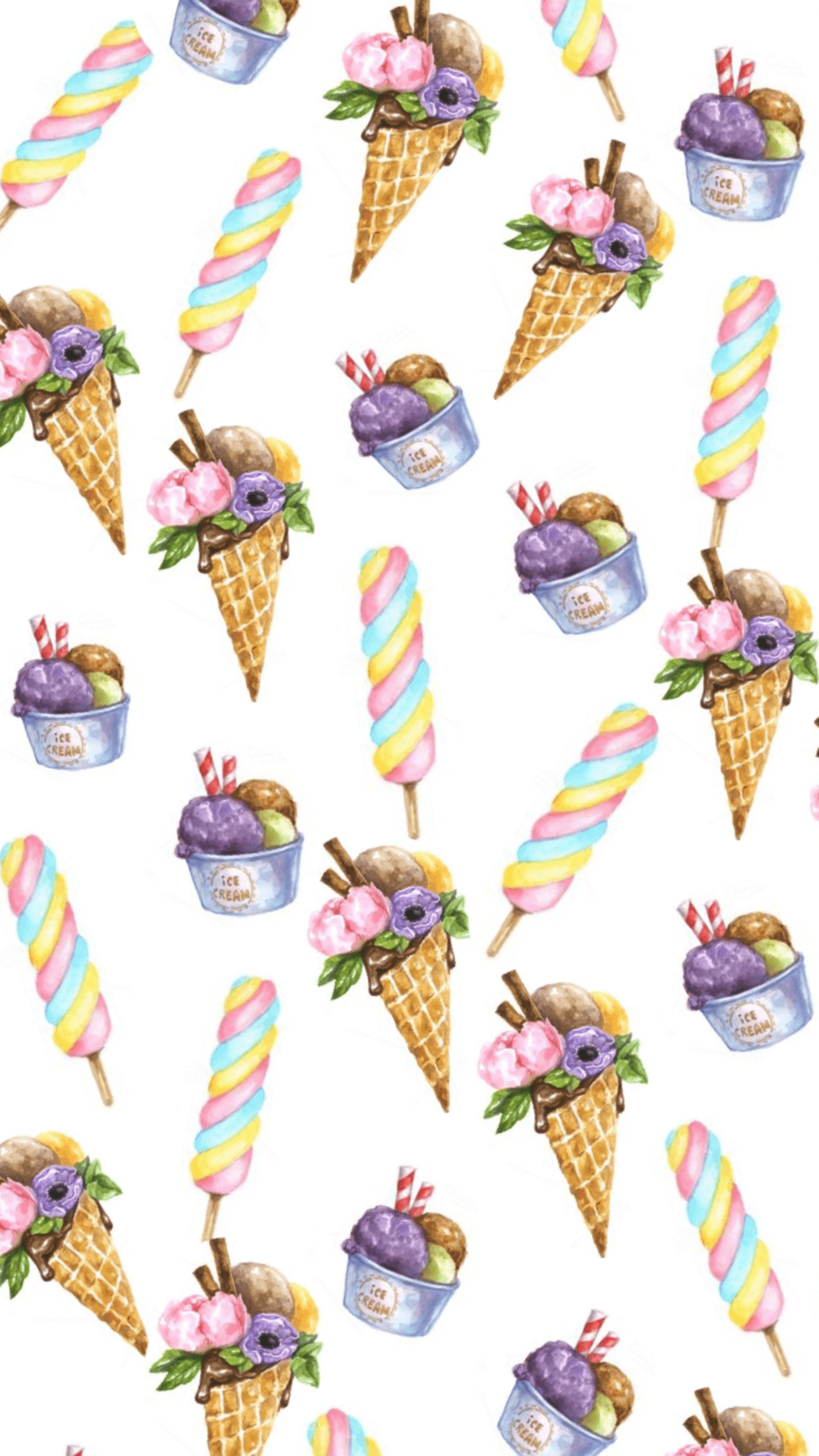 Ice Cream Cone Wallpapers - Top Free Ice Cream Cone Backgrounds ...