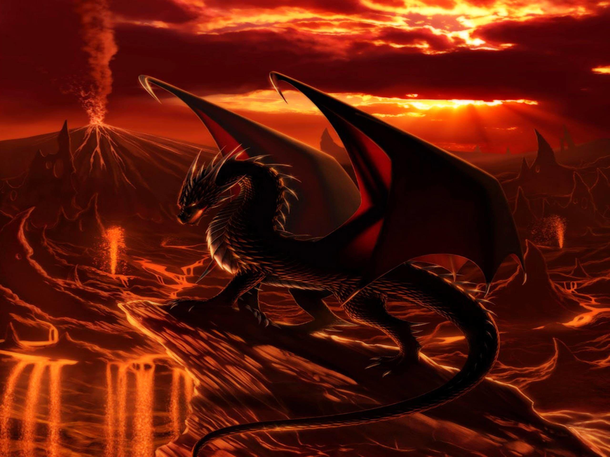 Cool Red Dragon Wallpapers - Top Free Cool Red Dragon Backgrounds ...