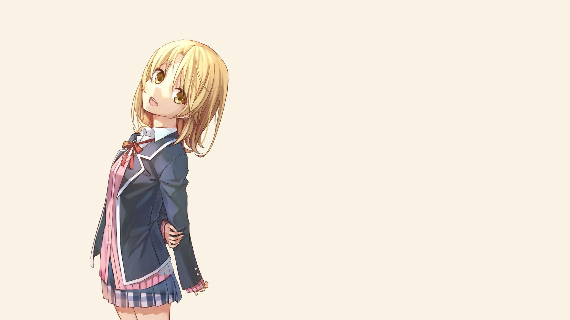 Simple Anime Girls 1920X1080 Wallpapers - Top Free Simple Anime Girls ...