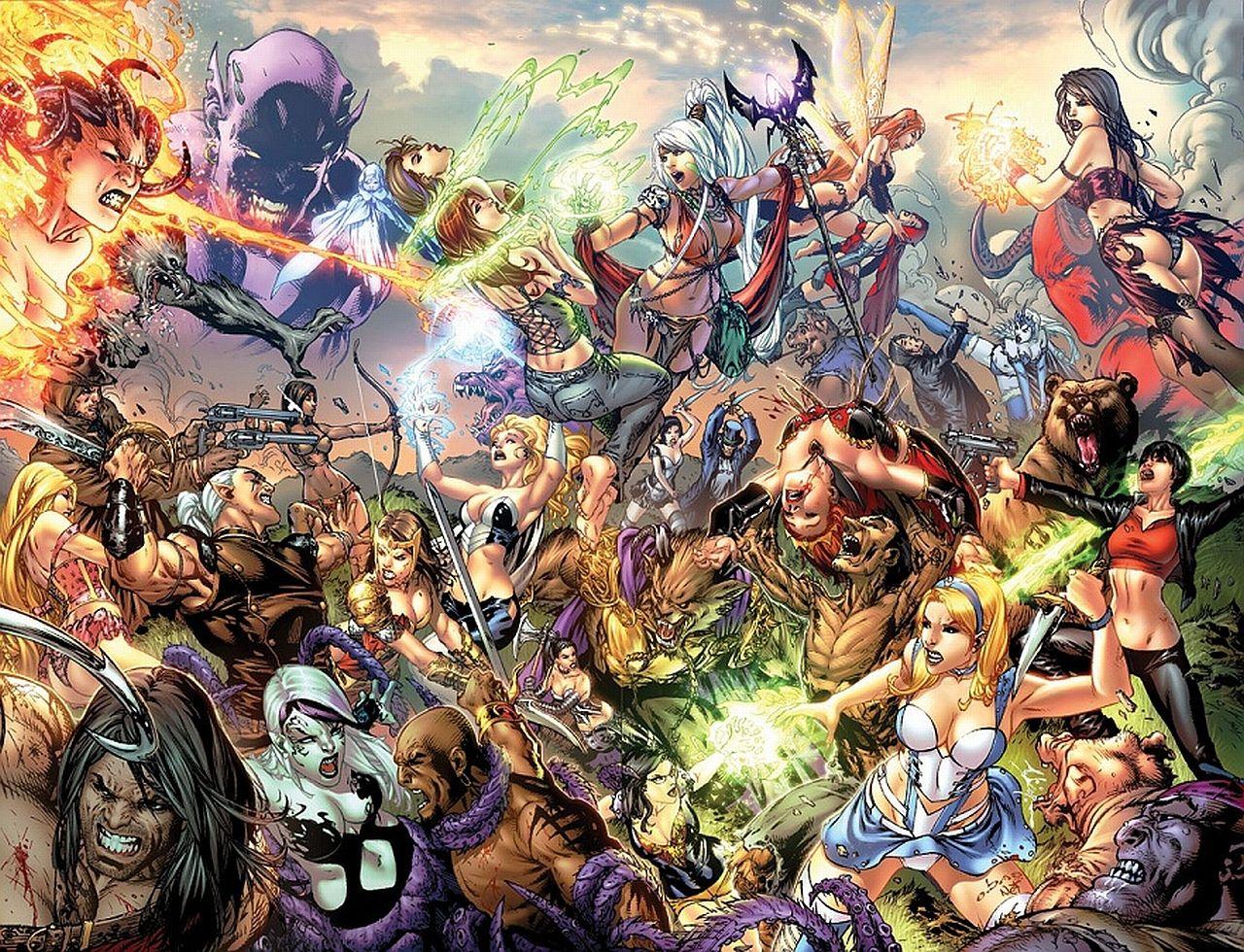 Fairy Tail Group Wallpapers - Top Free Fairy Tail Group Backgrounds ...