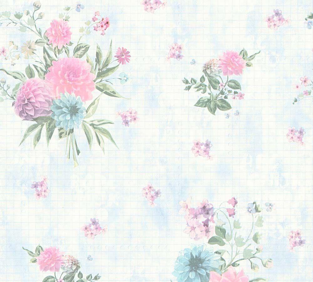 Light Blue Floral Wallpapers - Top Free Light Blue Floral Backgrounds ...