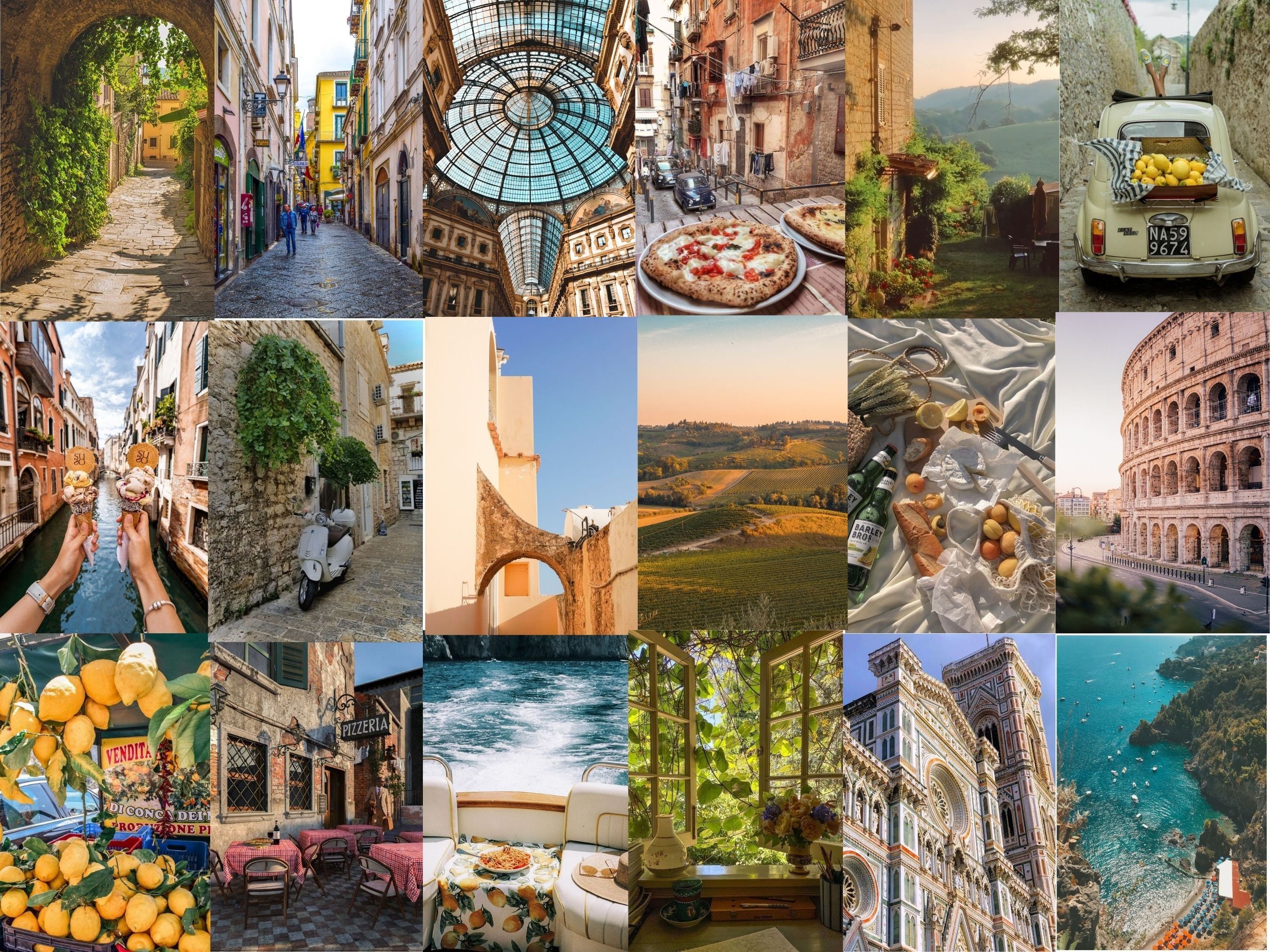 Italy Collage Wallpapers - Top Free Italy Collage Backgrounds ...