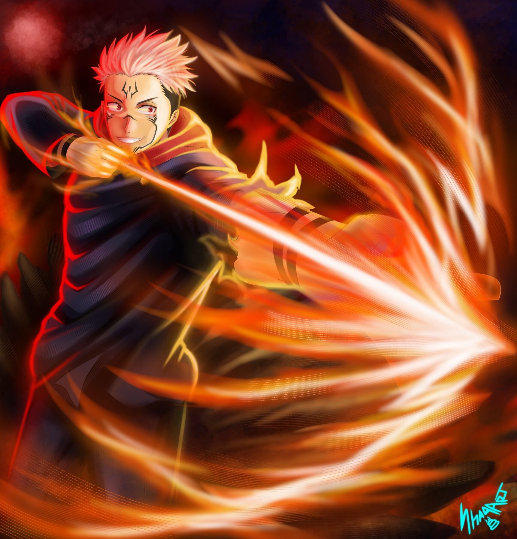 Sukuna Fuga Wallpapers - Top Free Sukuna Fuga Backgrounds - WallpaperAccess