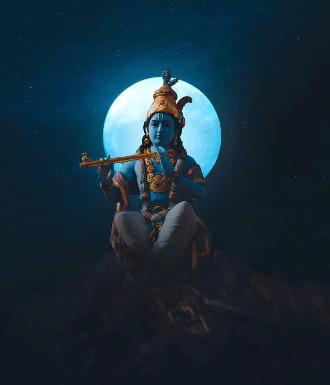 Blue Krishna Wallpapers - Top Free Blue Krishna Backgrounds ...