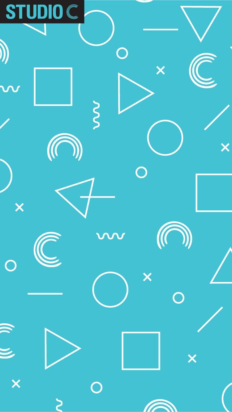 Blue Geometric Phone Wallpapers - Top Free Blue Geometric Phone ...