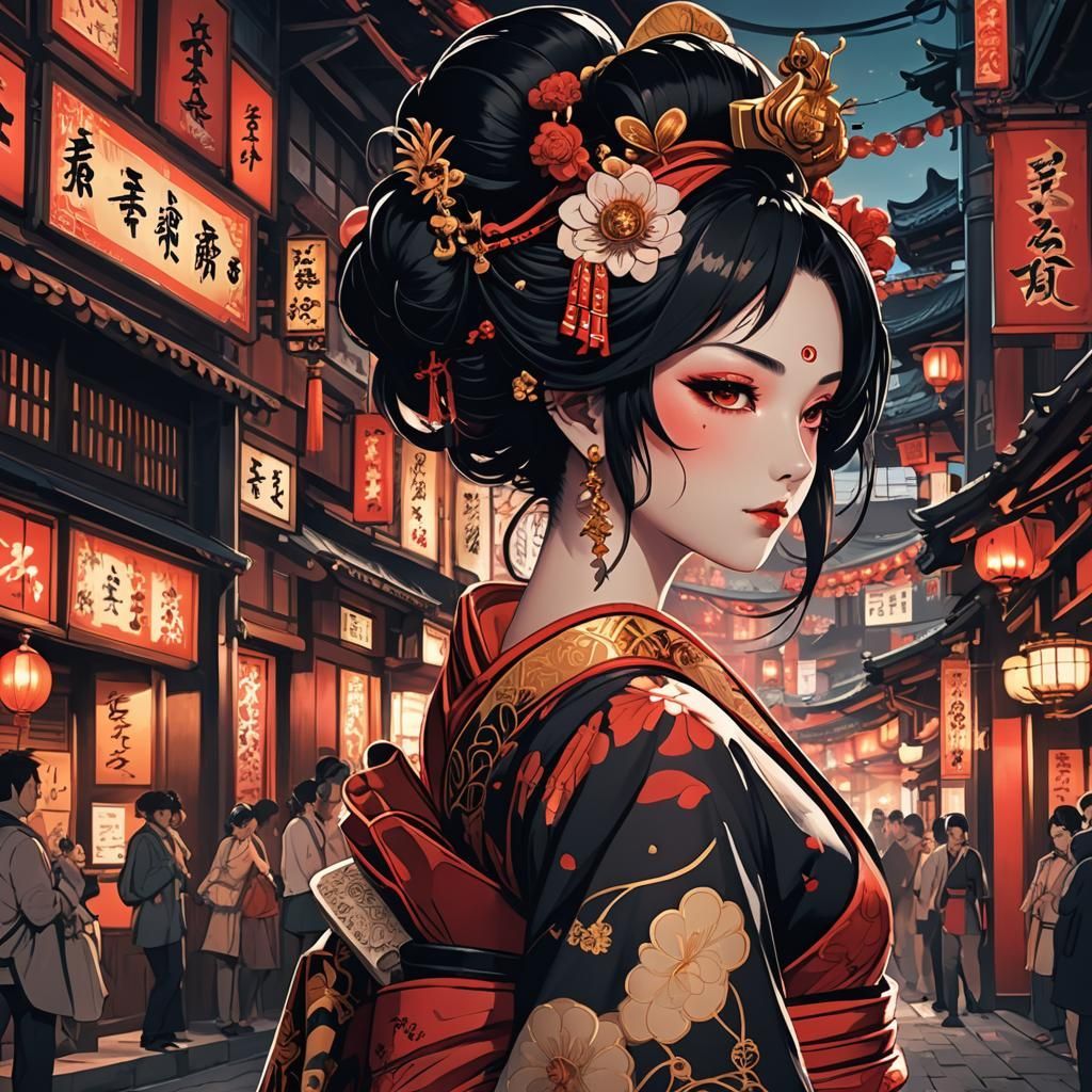 Oiran Wallpapers - Top Free Oiran Backgrounds - WallpaperAccess