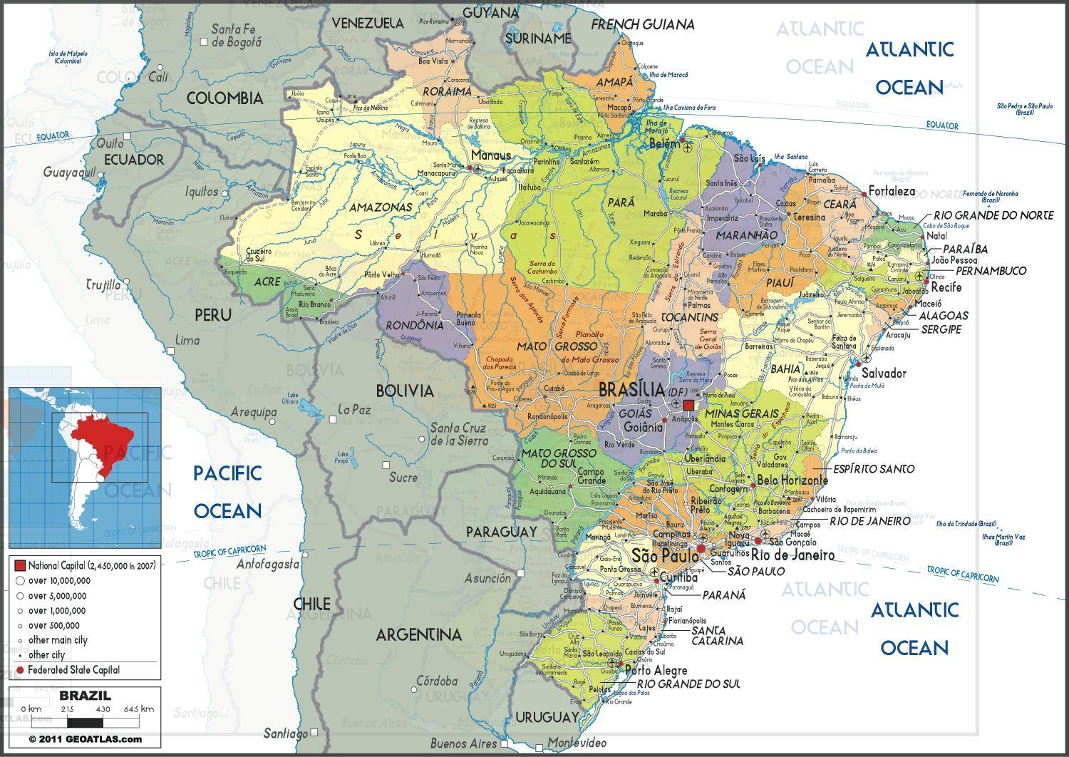 Brazil Map Wallpapers - Top Free Brazil Map Backgrounds - WallpaperAccess