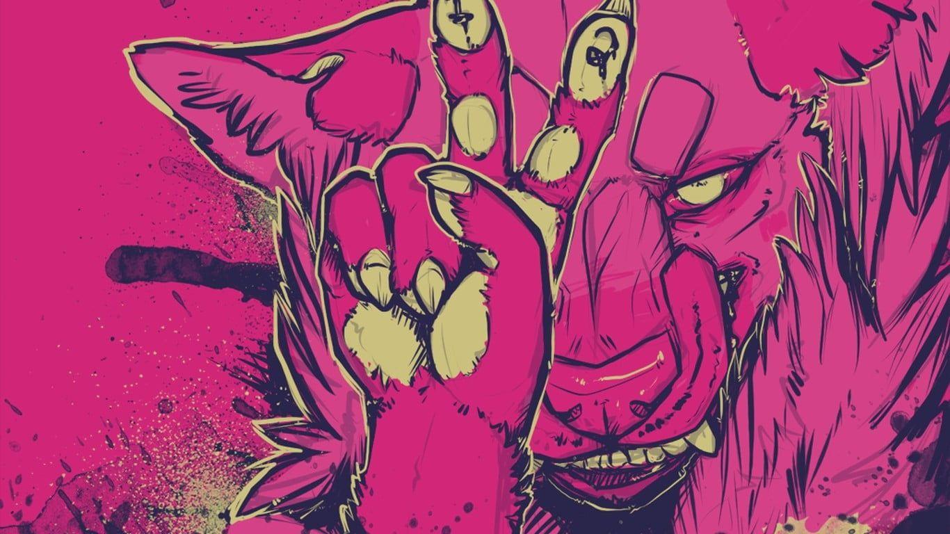 Pink Wolf Wallpapers - Top Free Pink Wolf Backgrounds - WallpaperAccess