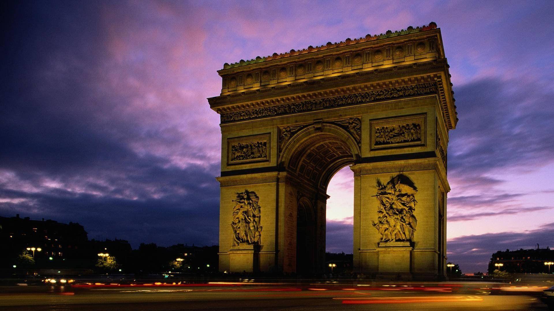 Arc De Triomphe Wallpapers - Top Free Arc De Triomphe Backgrounds ...