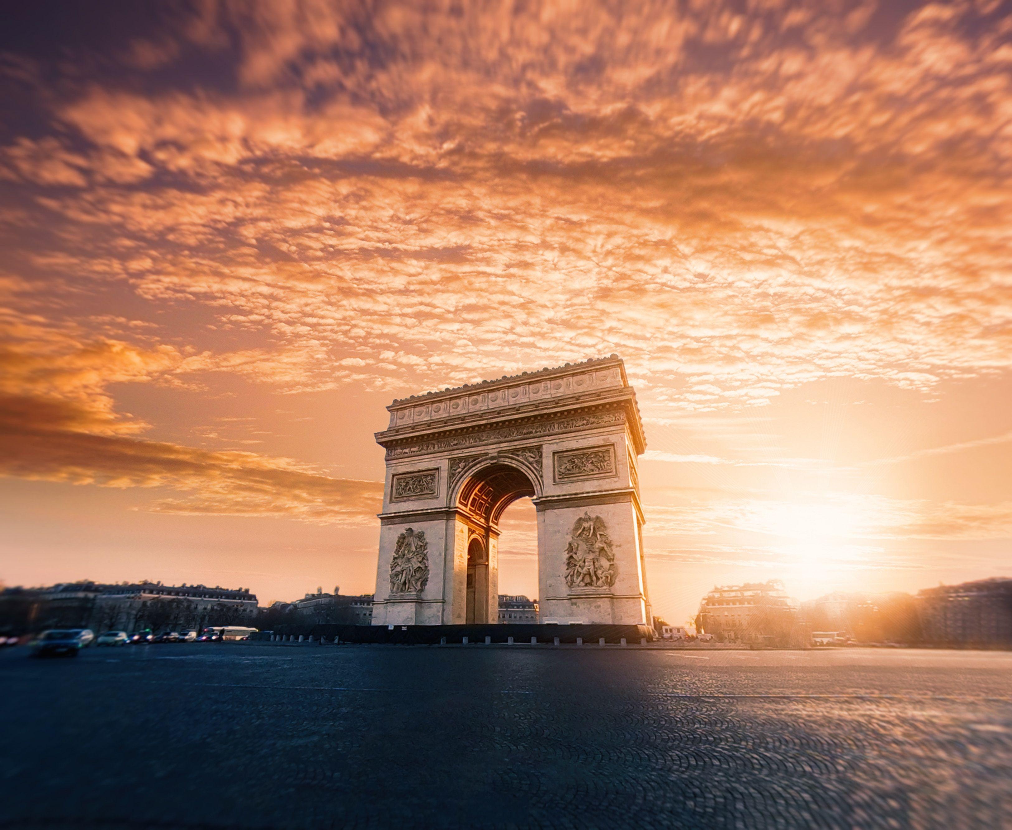 Arc De Triomphe Wallpapers - Top Free Arc De Triomphe Backgrounds ...