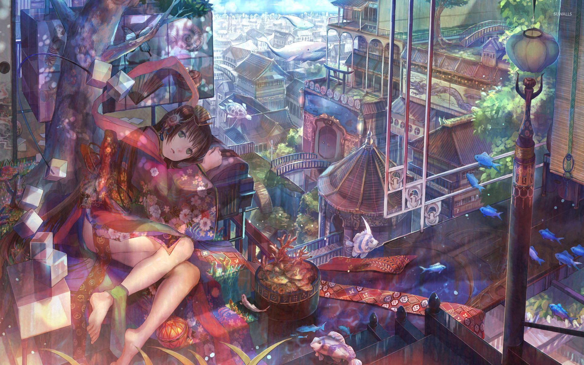 Anime Kimono Wallpapers - Top Free Anime Kimono Backgrounds ...