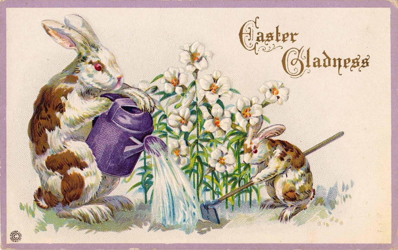 Vintage Easter Wallpapers - Top Free Vintage Easter Backgrounds ...