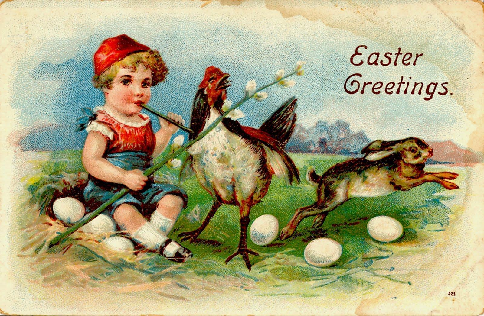 Vintage Easter Wallpapers - Top Free Vintage Easter Backgrounds ...