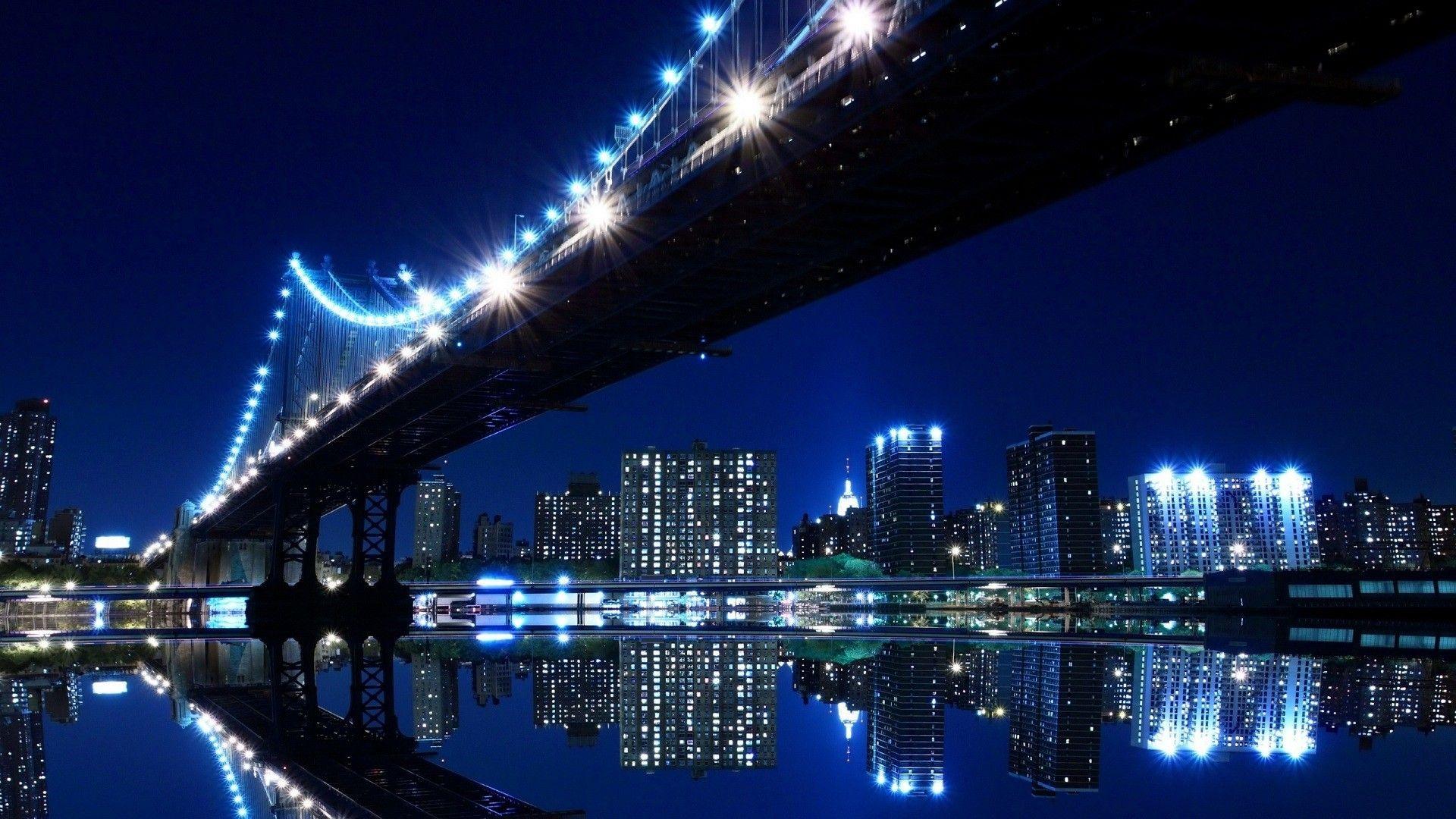 Bridge Night Wallpapers - Top Free Bridge Night Backgrounds ...