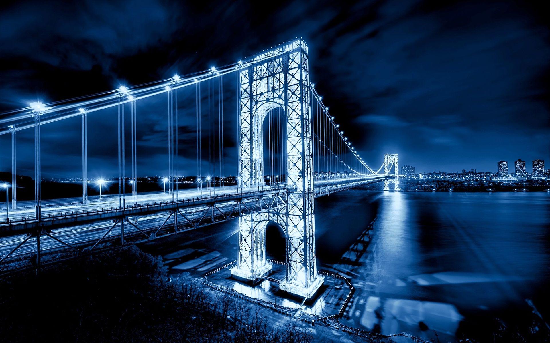Bridge Night Wallpapers - Top Free Bridge Night Backgrounds ...