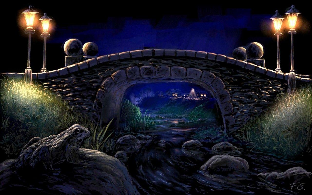 Bridge Night Wallpapers - Top Free Bridge Night Backgrounds ...