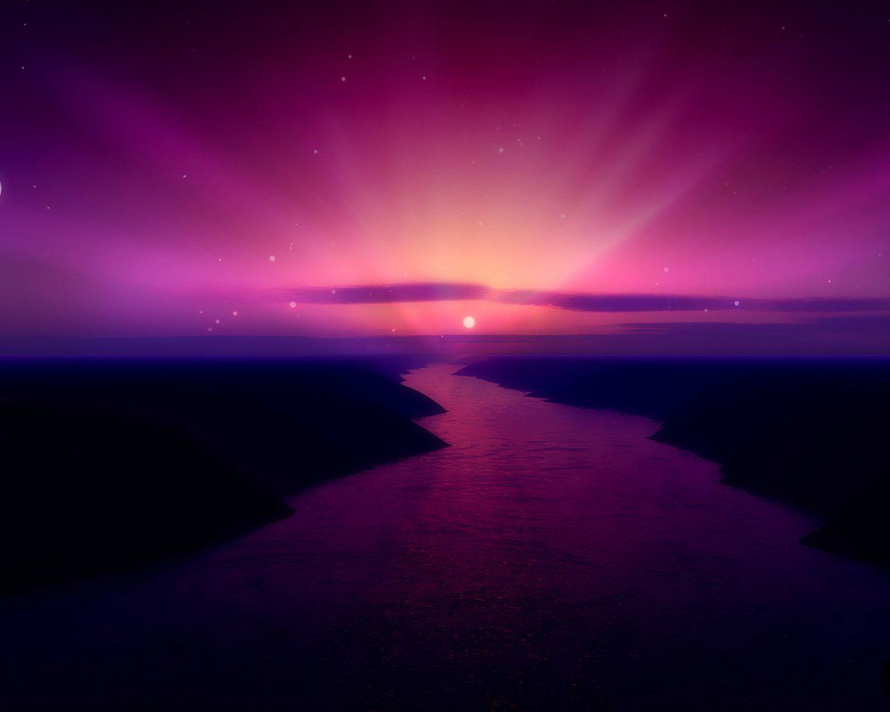Purple Landscape Wallpapers - Top Free Purple Landscape Backgrounds ...