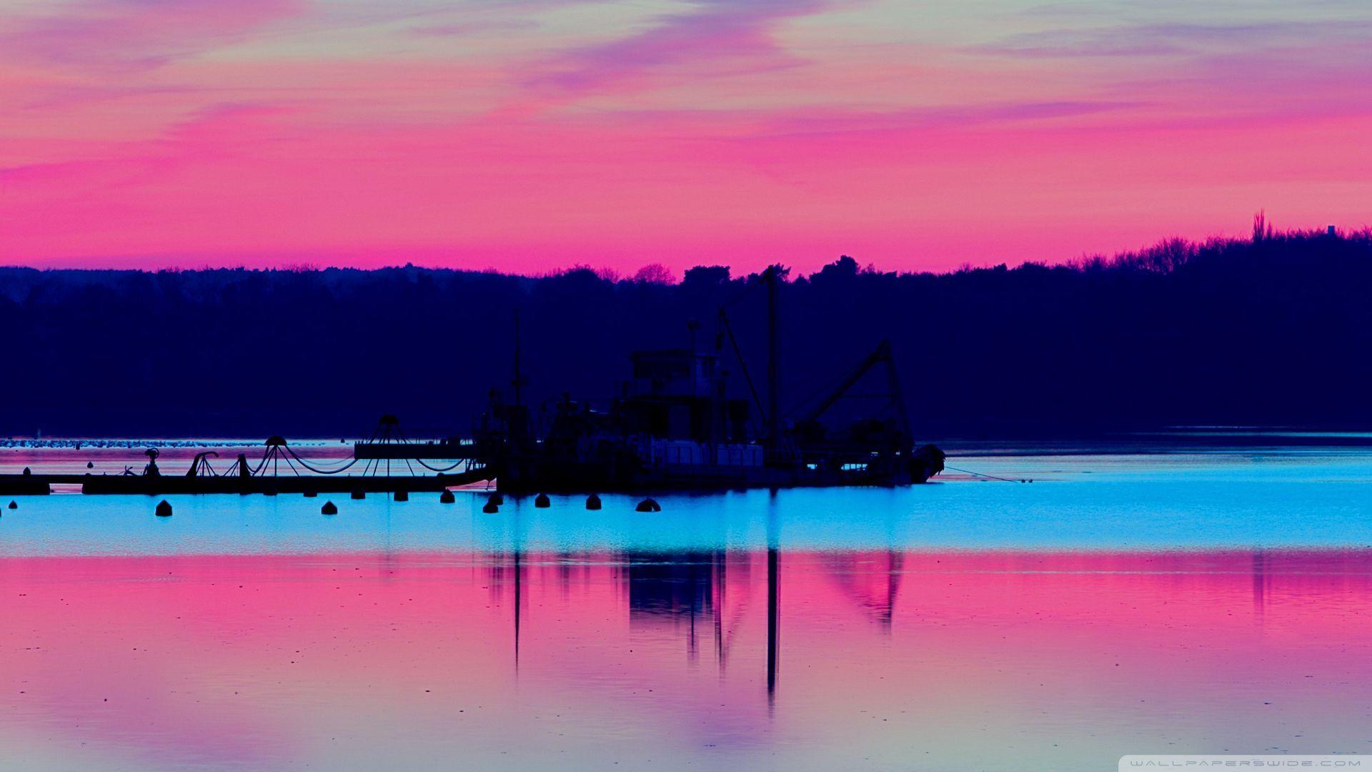 Pink Sky Sunset Wallpapers - Top Free Pink Sky Sunset Backgrounds ...