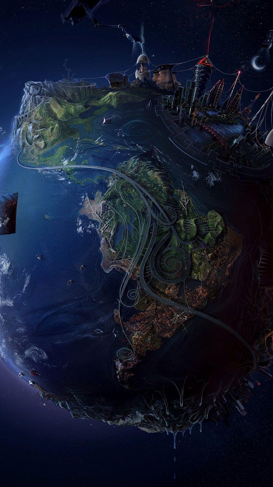 Anime Earth Wallpapers - Top Free Anime Earth Backgrounds - WallpaperAccess