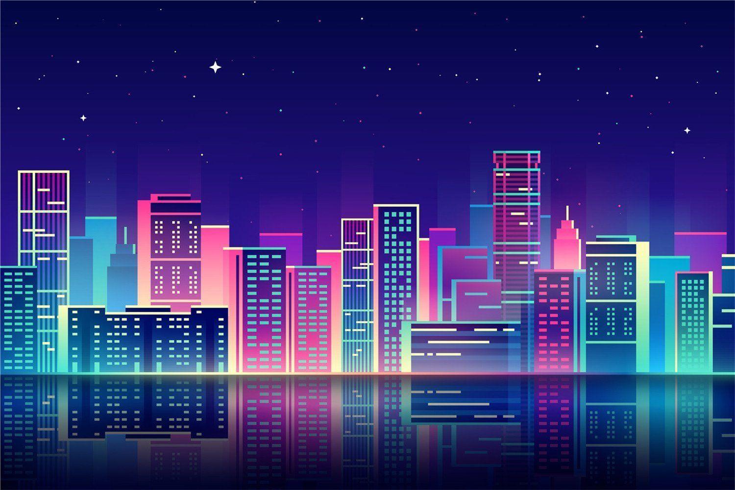 City Illustration Wallpapers - Top Free City Illustration Backgrounds ...