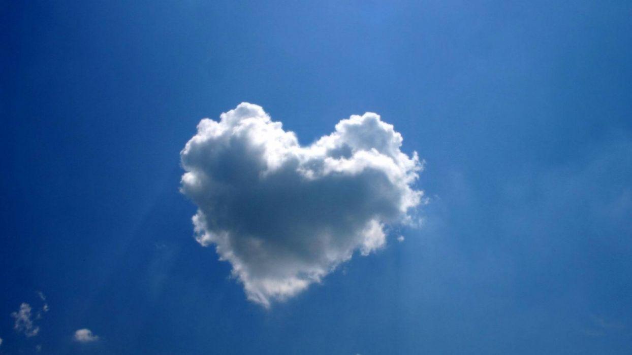 Heart Clouds Wallpapers - Top Free Heart Clouds Backgrounds ...