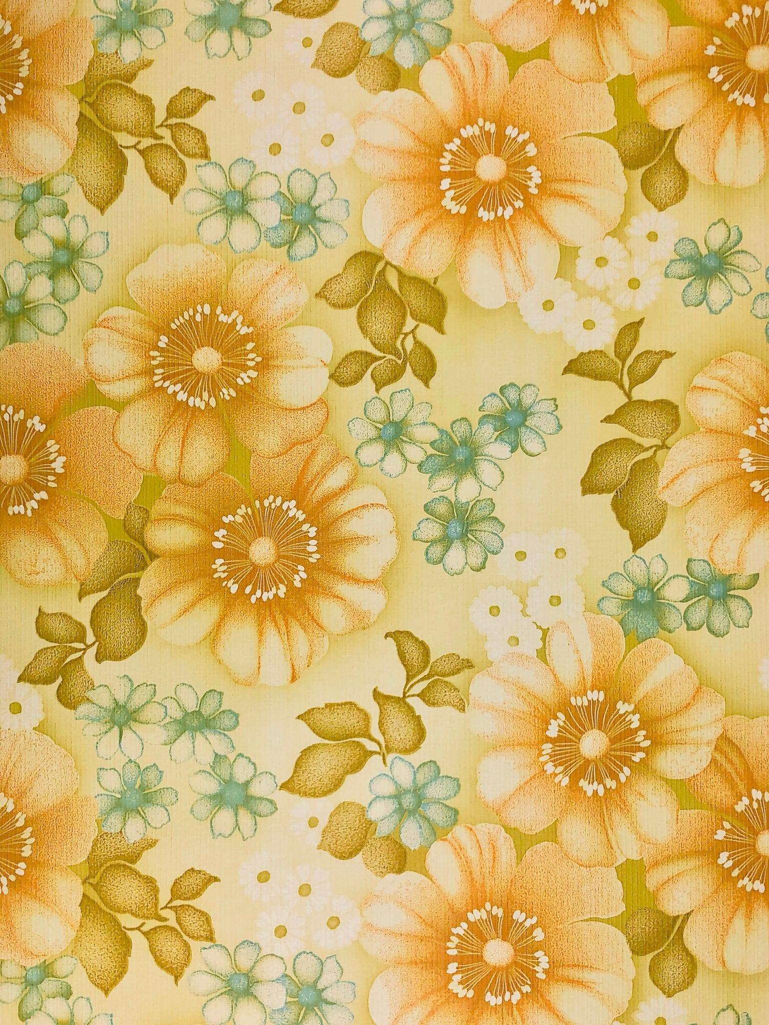 Retro Flower Wallpapers - Top Free Retro Flower Backgrounds ...
