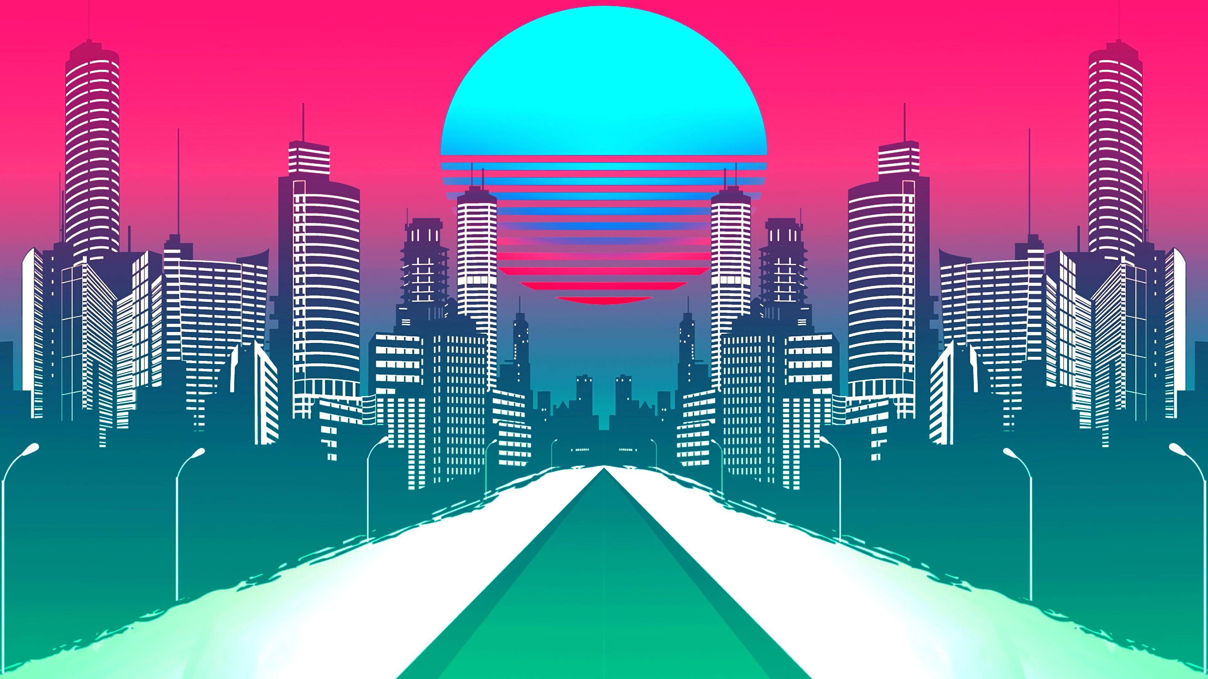 Retro City Wallpapers - Top Free Retro City Backgrounds - WallpaperAccess