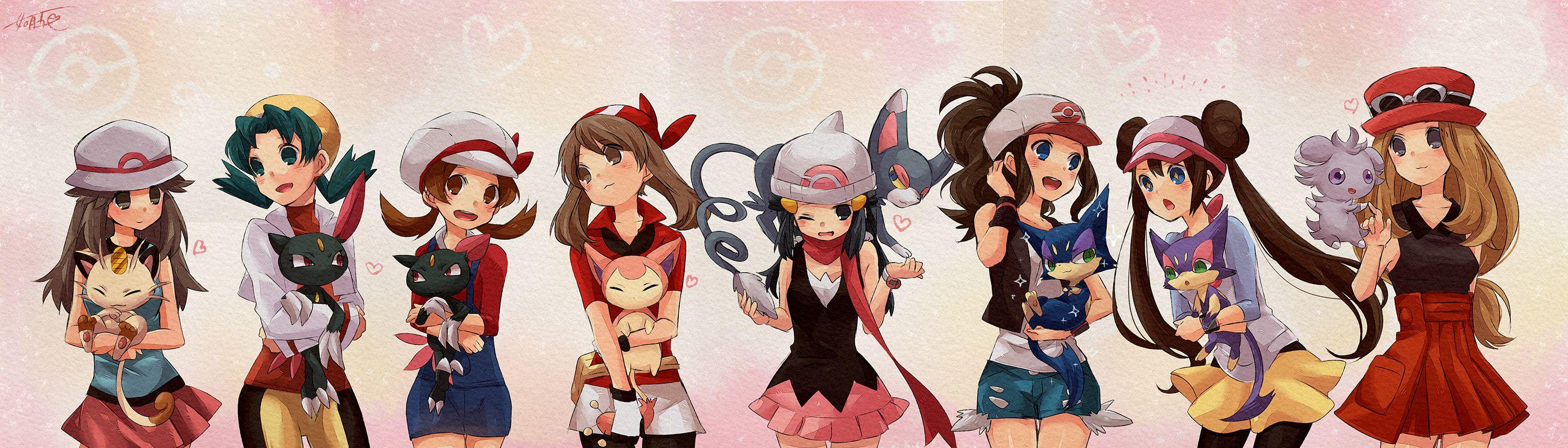 Pokemon Girls Wallpapers - Top Free Pokemon Girls Backgrounds ...