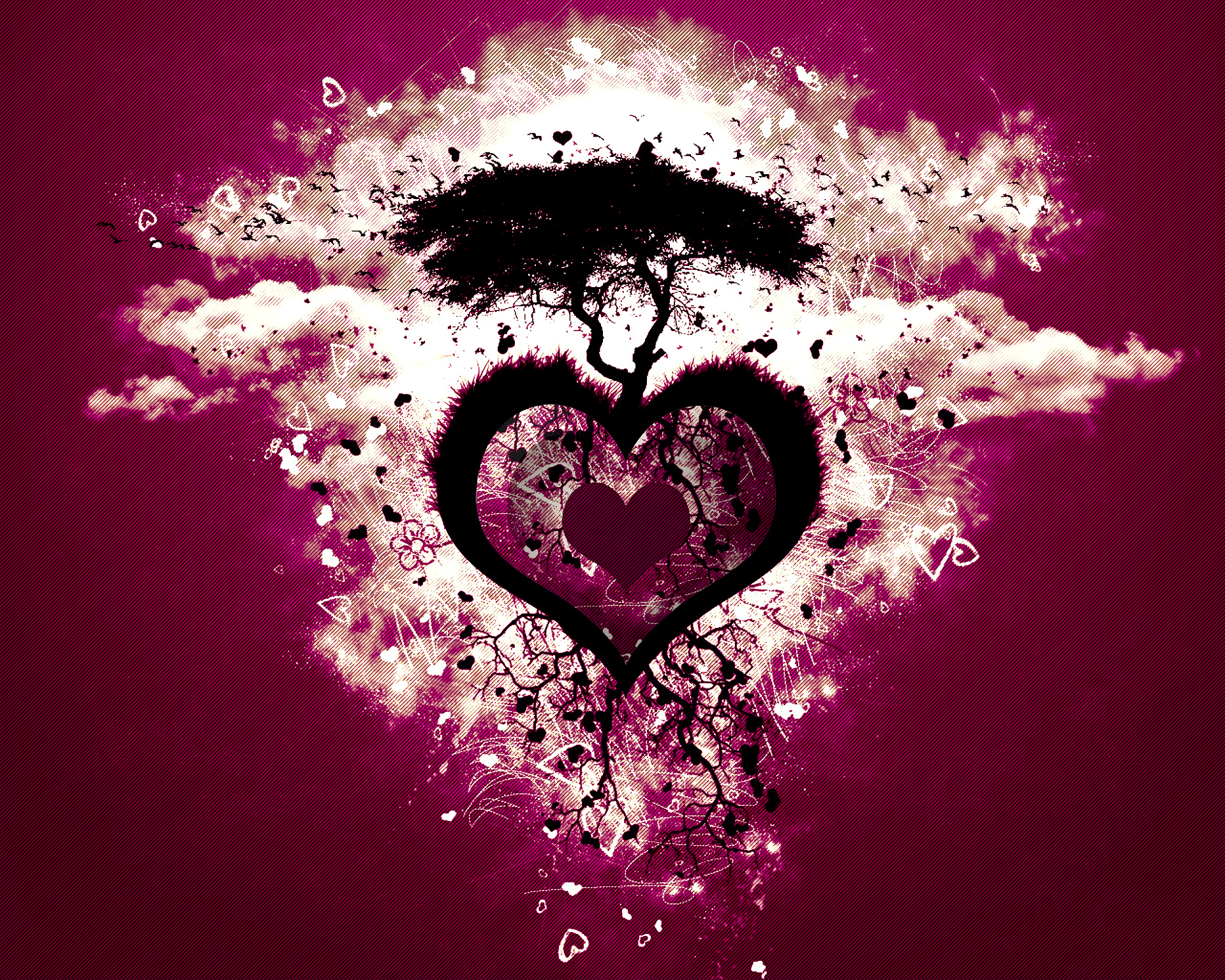Heart Tree Wallpapers - Top Free Heart Tree Backgrounds - WallpaperAccess