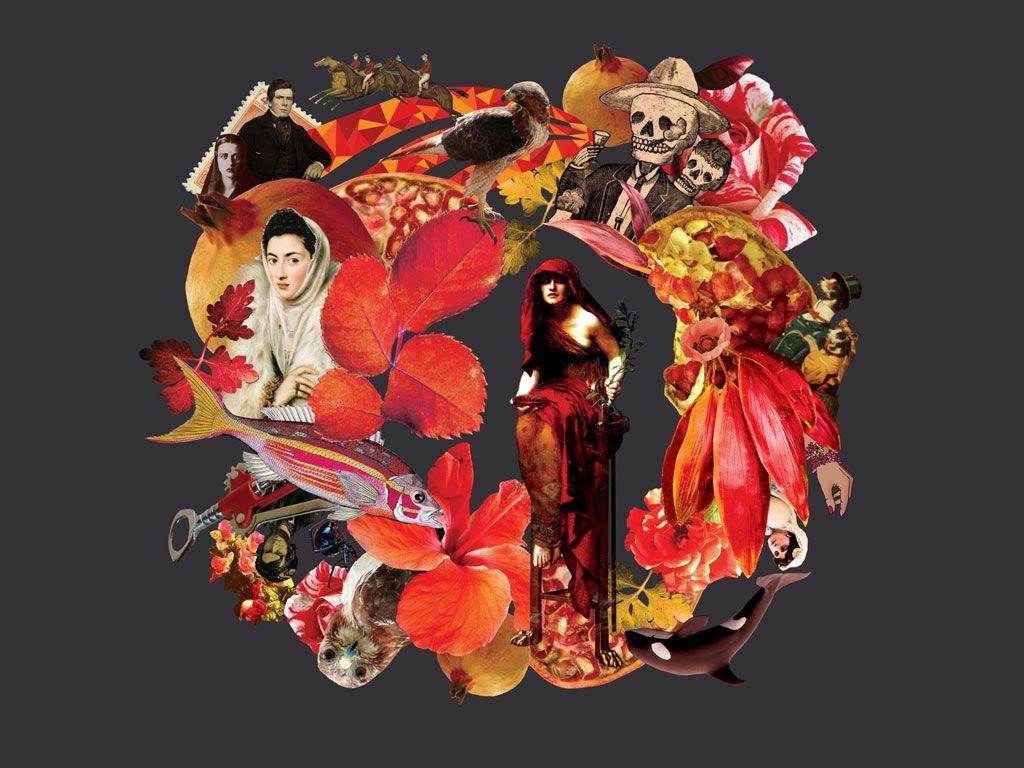 Red Collage Wallpapers - Top Free Red Collage Backgrounds - WallpaperAccess