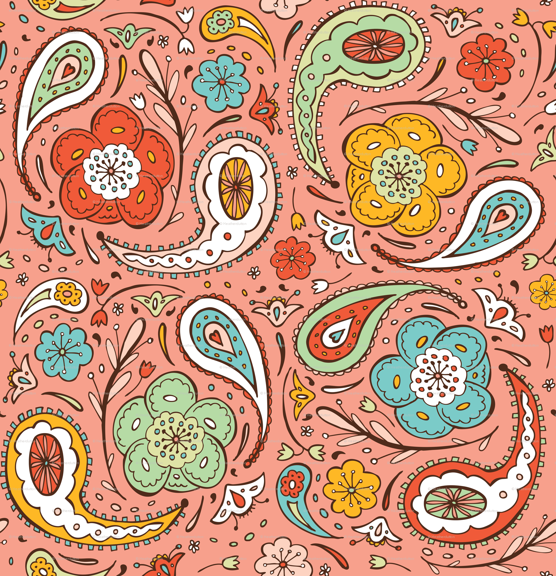 Paisley Pattern Wallpapers - Top Free Paisley Pattern Backgrounds ...