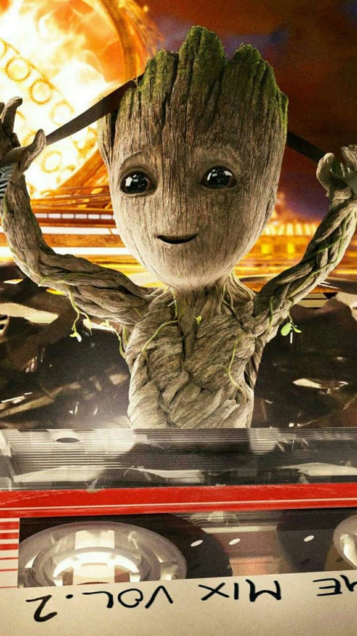 Groot Phone Wallpapers - Top Free Groot Phone Backgrounds - WallpaperAccess