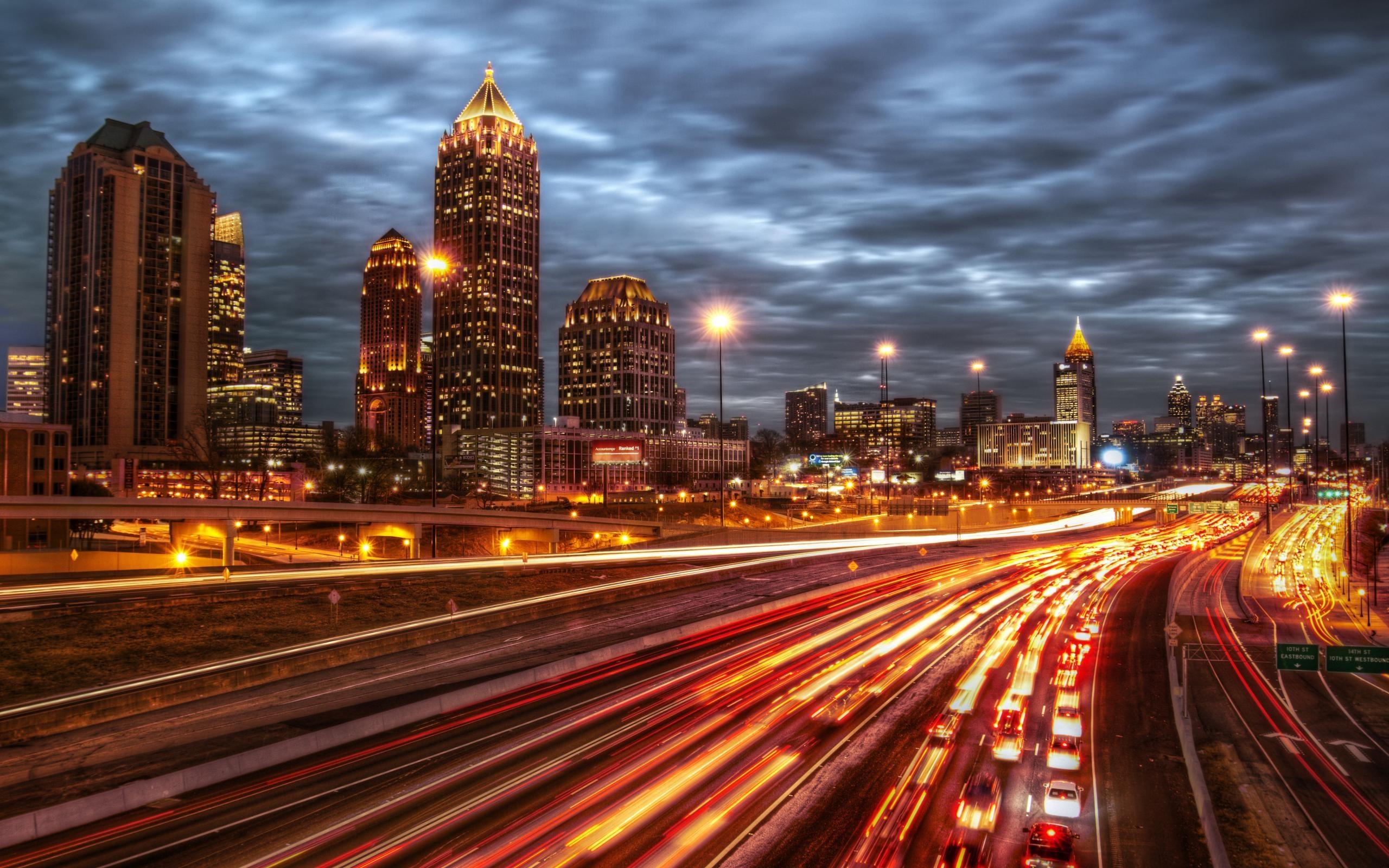 Atlanta Skyline Wallpapers - Top Free Atlanta Skyline Backgrounds - WallpaperAccess