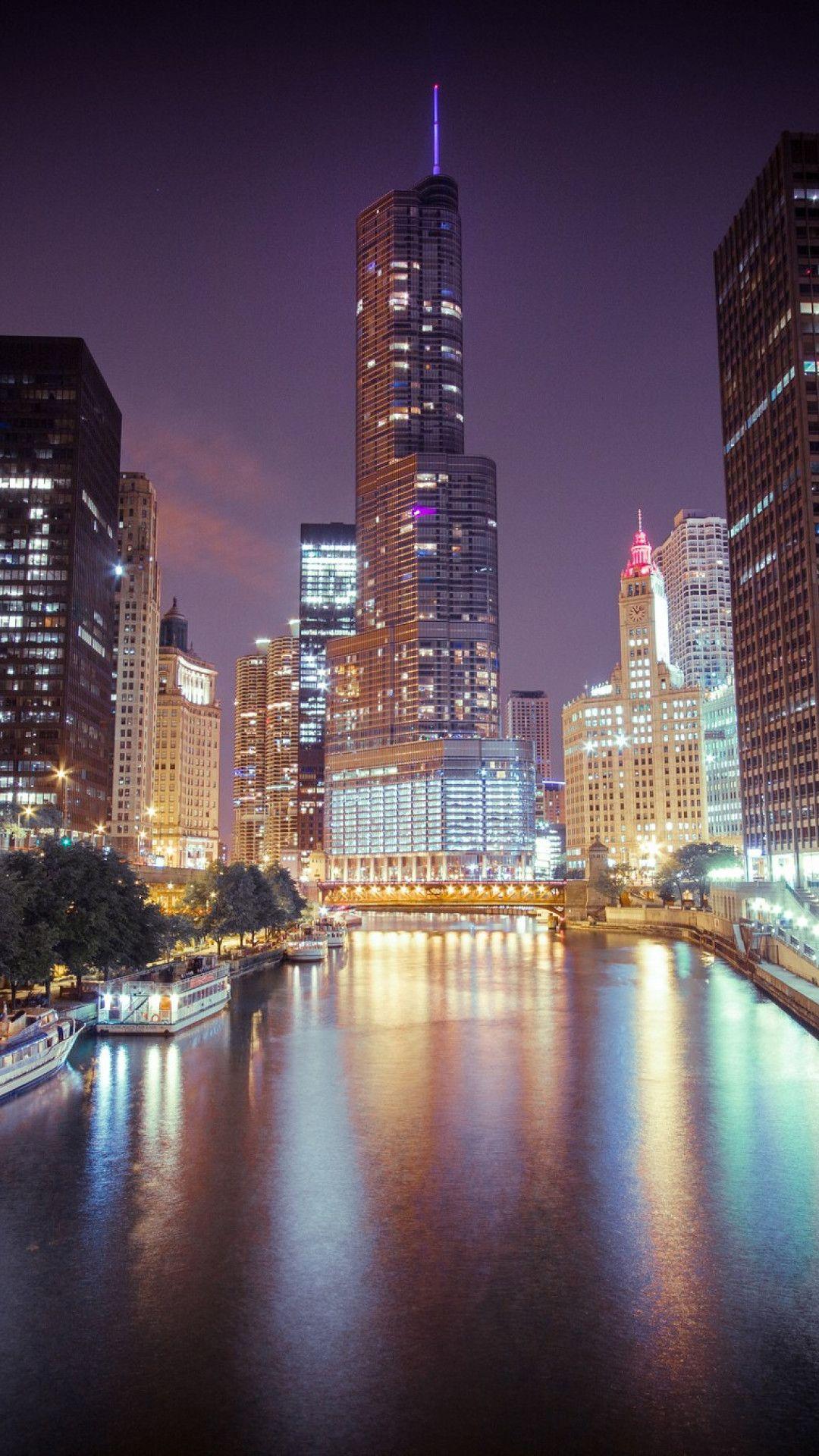 Chicago Skyline iPhone Wallpapers - Top Free Chicago Skyline iPhone ...