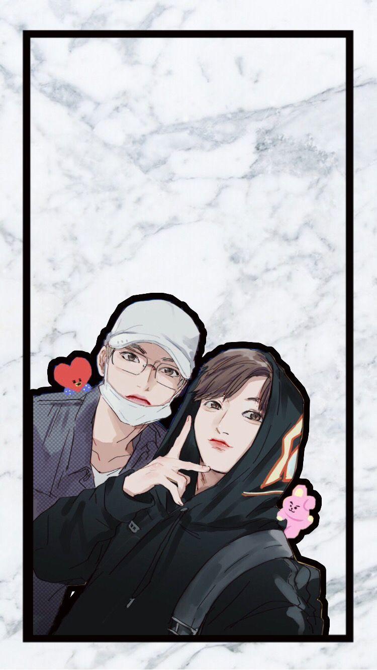 BTS V Anime Wallpapers - Top Free BTS V Anime Backgrounds - WallpaperAccess