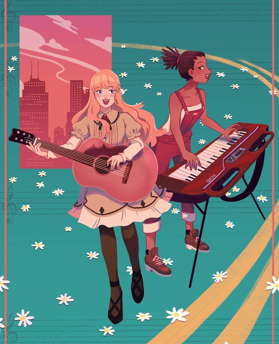 Carole And Tuesday Wallpapers Top Free Carole And Tuesday Backgrounds Wallpaperaccess