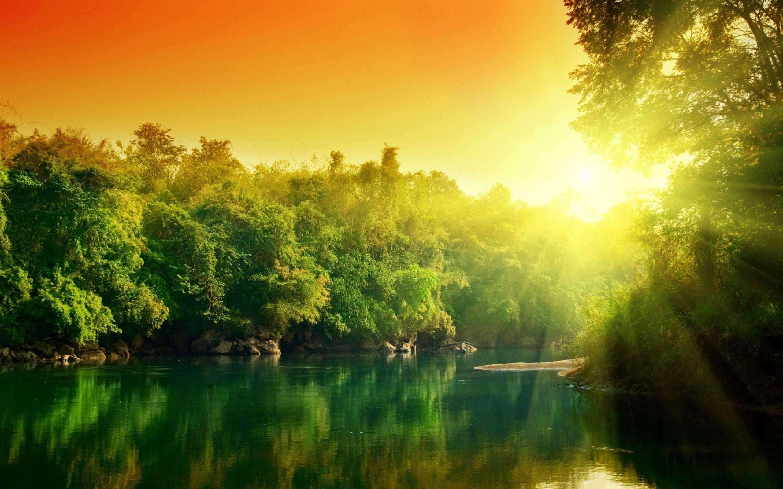 Sunset River Wallpapers - Top Free Sunset River Backgrounds ...