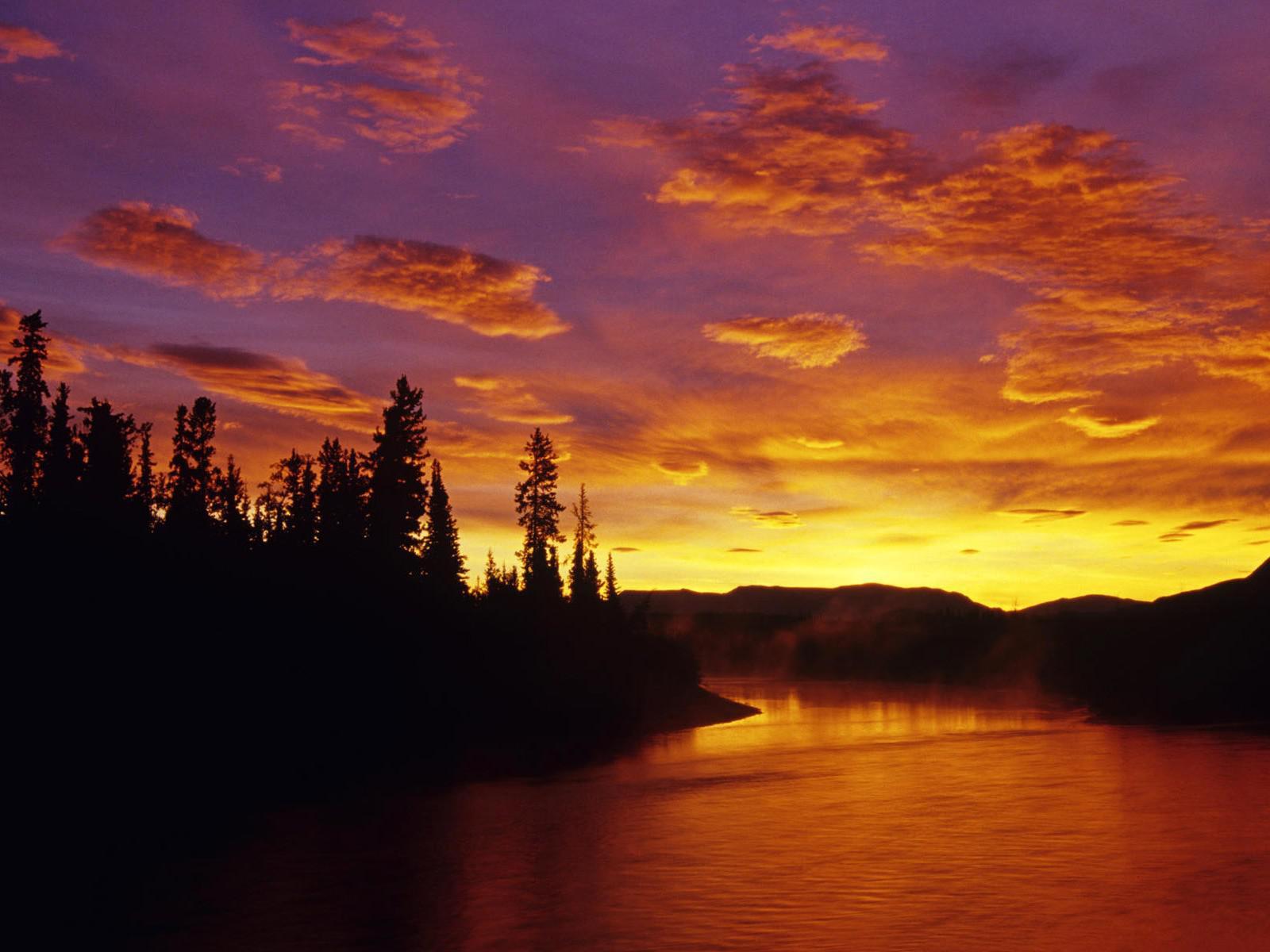 River Sunset Wallpapers - Top Free River Sunset Backgrounds ...