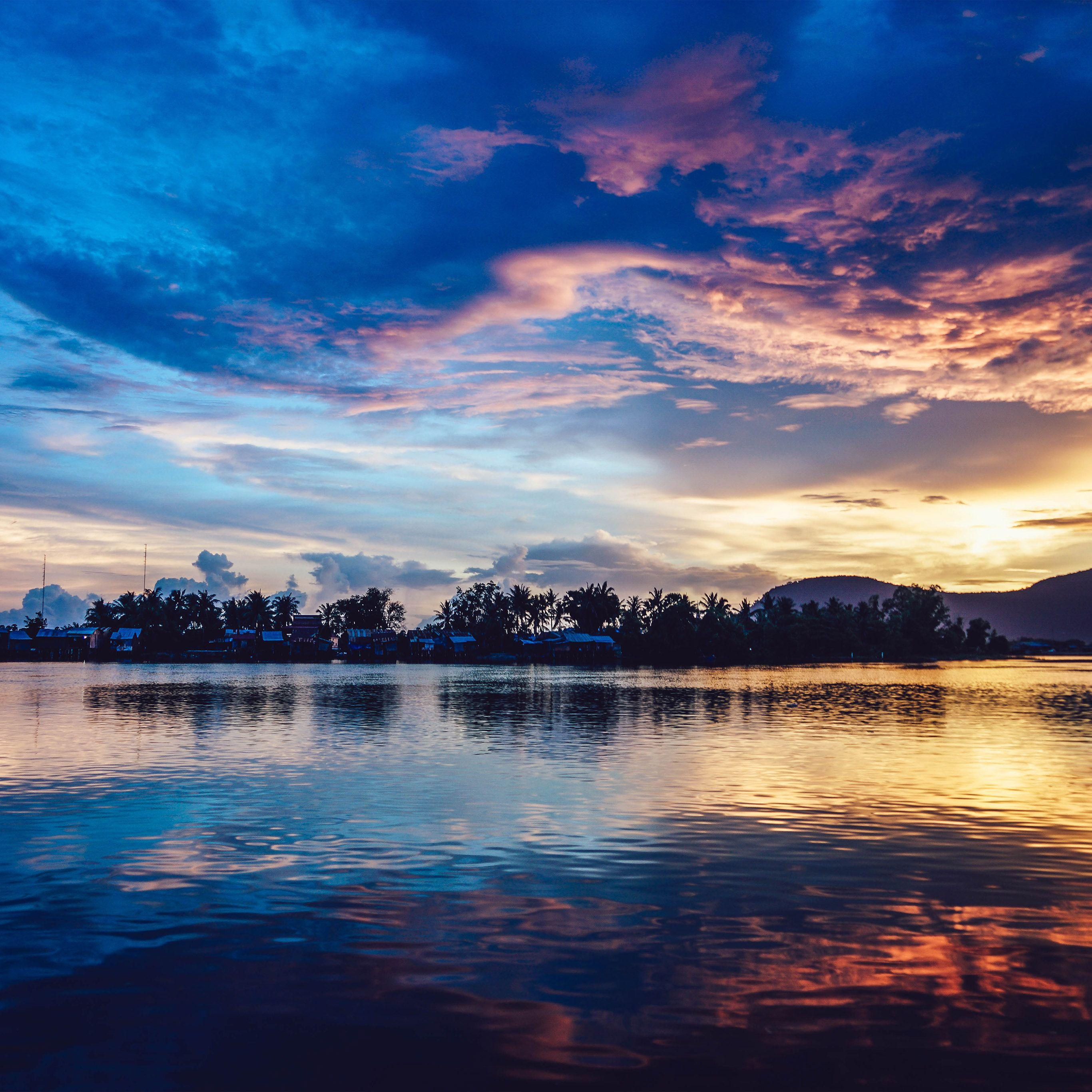 River Sunset Wallpapers - Top Free River Sunset Backgrounds ...