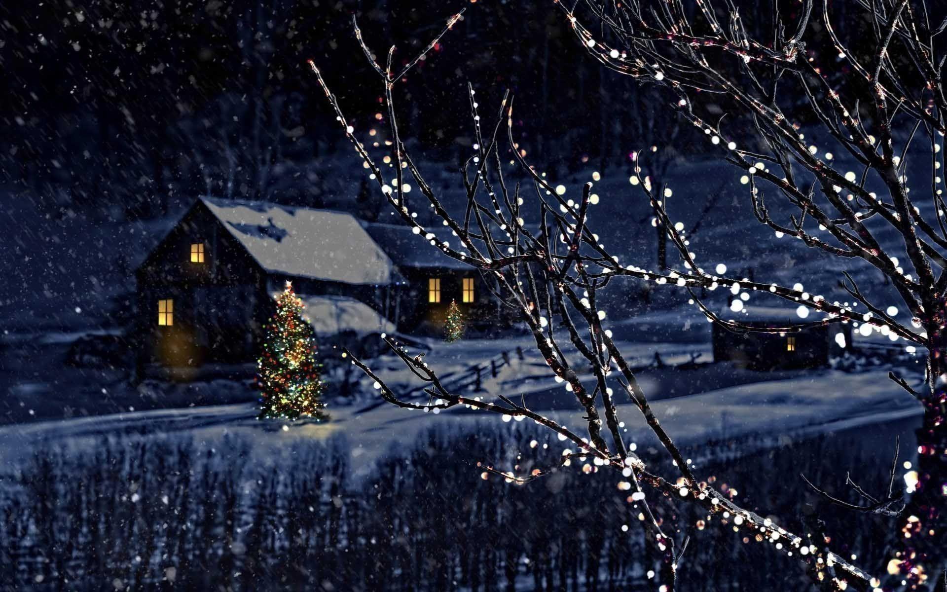 4K Snow Night Wallpapers - Top Free 4K Snow Night Backgrounds ...