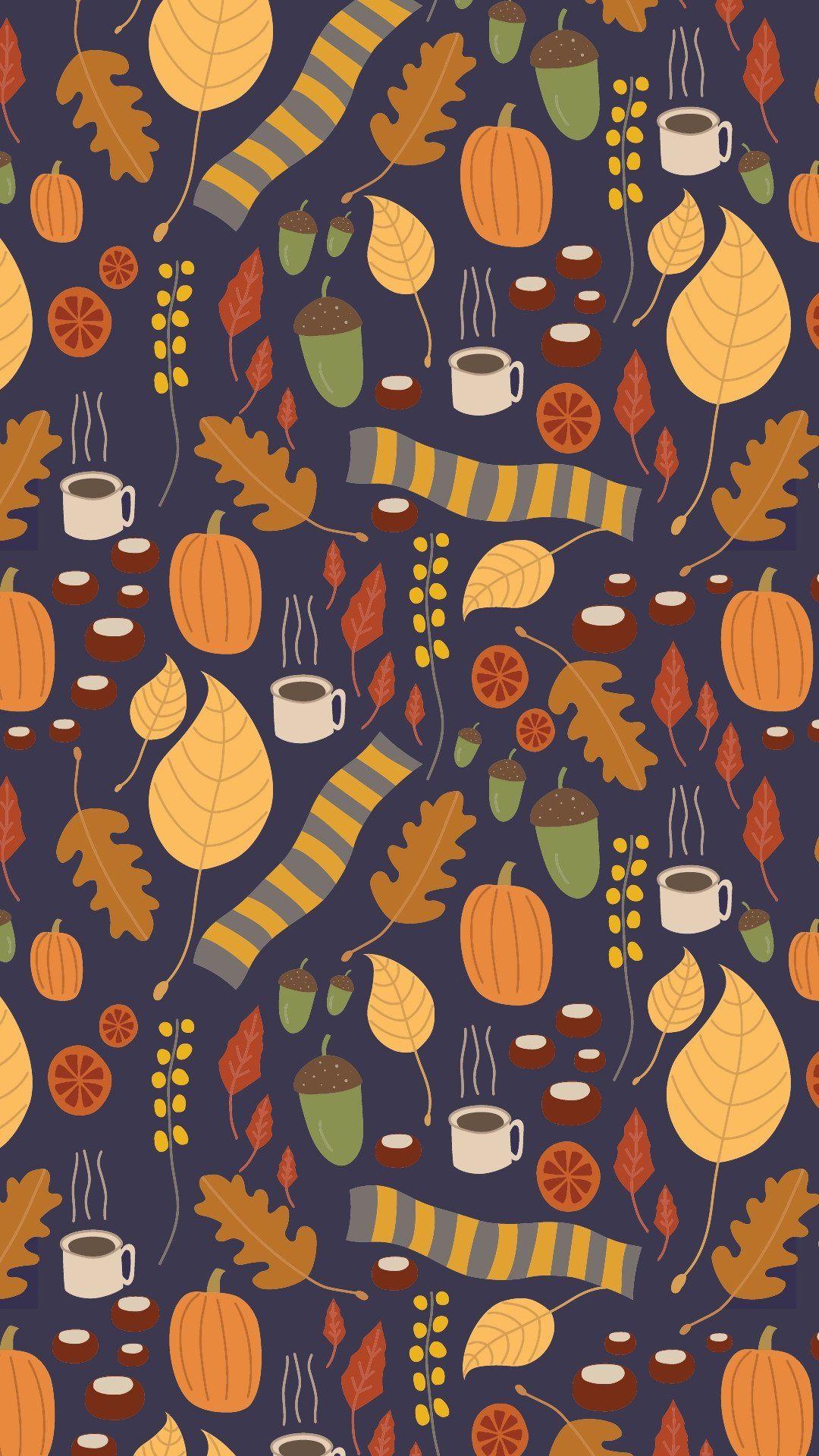 Autumn Pattern Wallpapers - Top Free Autumn Pattern Backgrounds ...