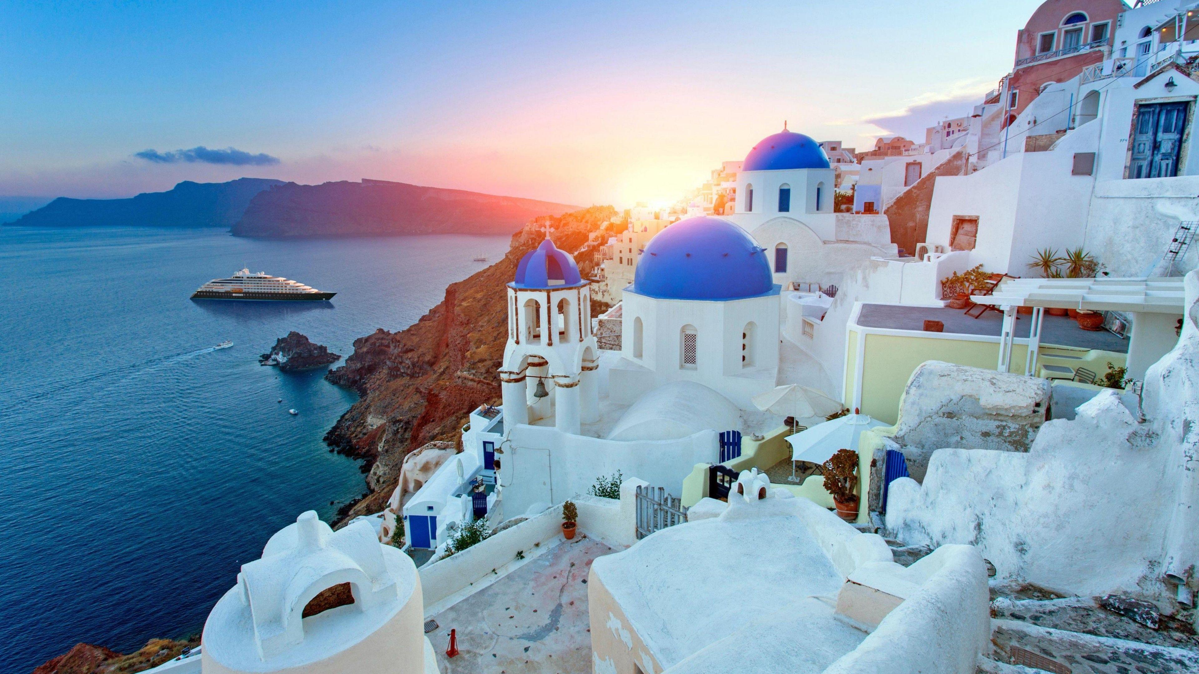 Santorini Desktop Wallpapers - Top Free Santorini Desktop Backgrounds ...