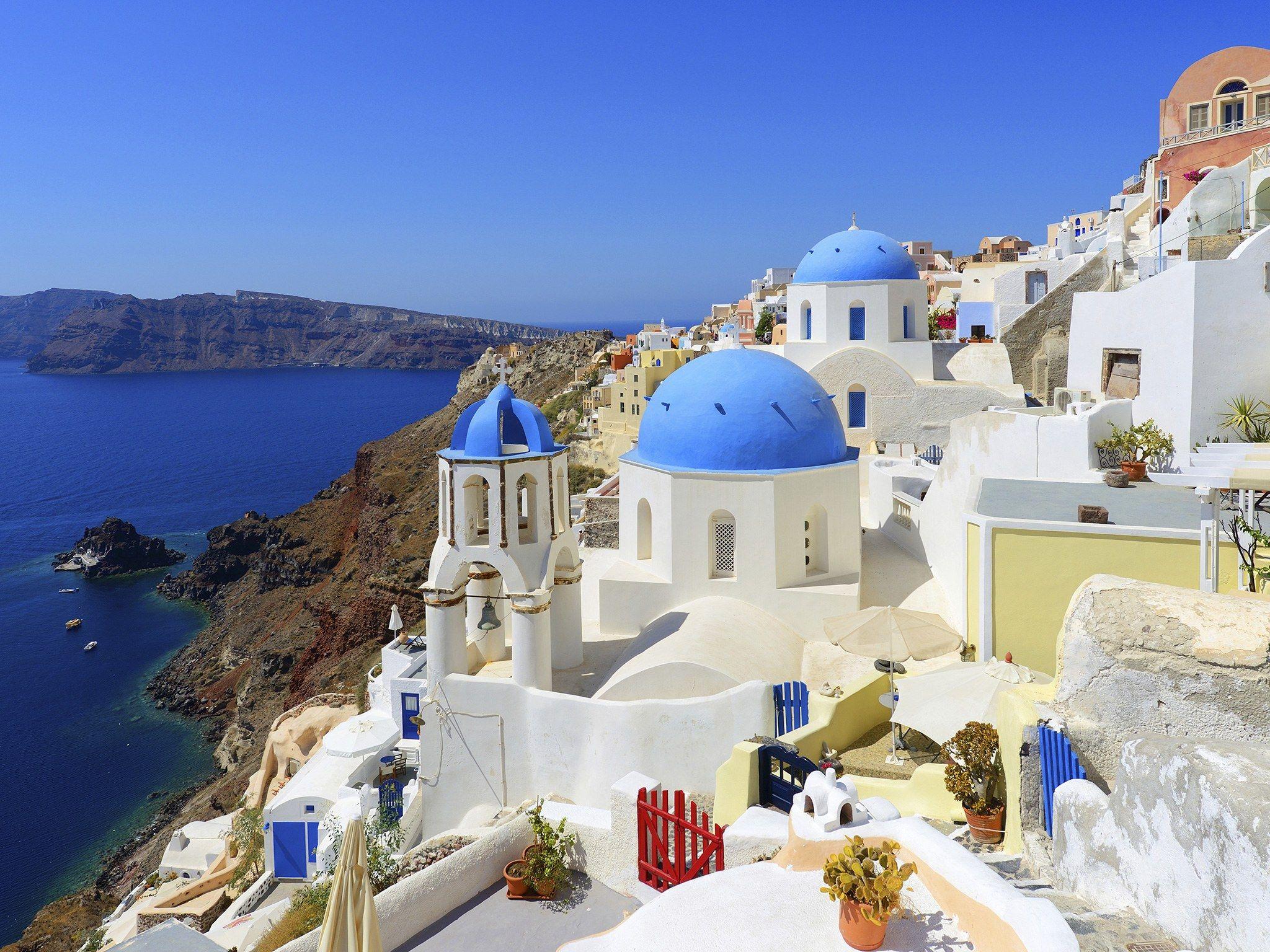 Santorini Desktop Wallpapers - Top Free Santorini Desktop Backgrounds ...