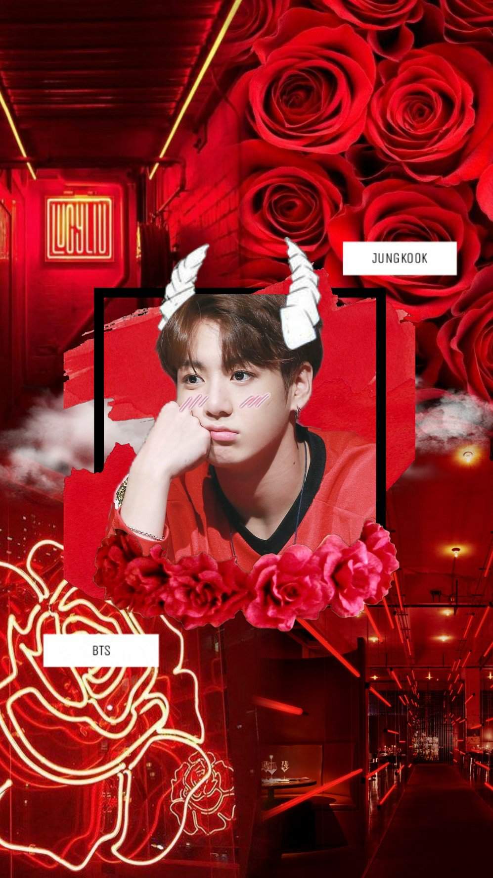 BTS Red Wallpapers - Top Free BTS Red Backgrounds - WallpaperAccess