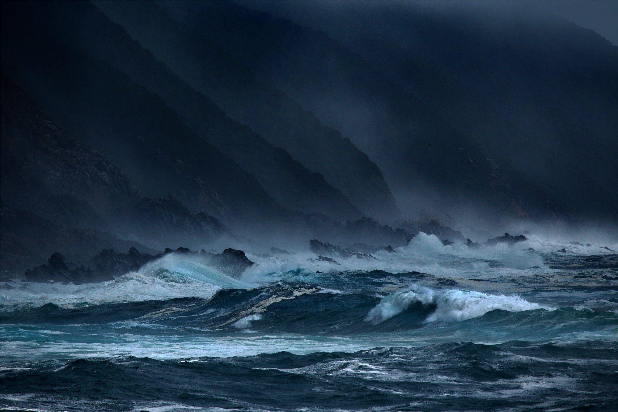 Ocean Waves at Night Wallpapers - Top Free Ocean Waves at Night ...