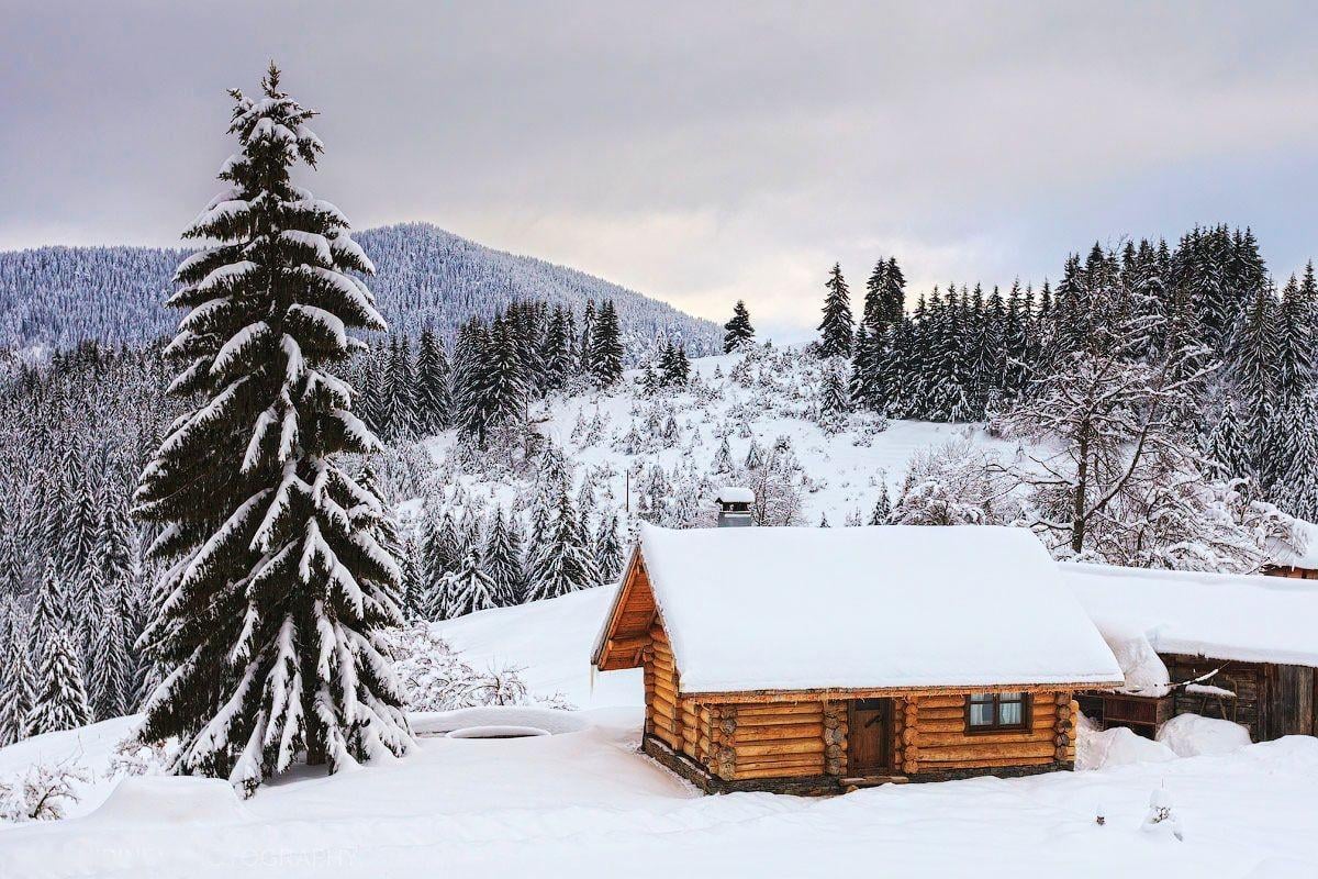 Winter Cabin Wallpapers - Top Free Winter Cabin Backgrounds ...