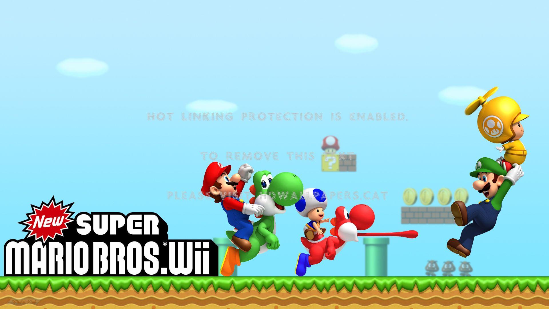 New Super Mario Bros. Wii Wallpapers - Top Free New Super Mario Bros ...